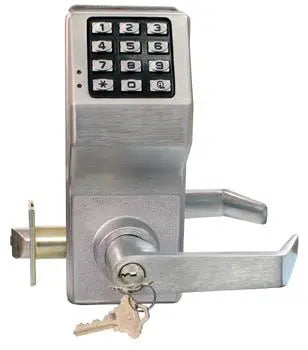 Alarm Lock DL2700WP/26D Trilogy Weatherproof SC1 Satin Chrome, 100 Use ...