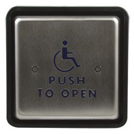 BEA 4.5" Square Push Plate - ADA-Compliant Stainless Steel Actuator ...