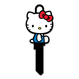Howard Keys KW-SR14 Hello Kitty Keys Hello Kitty Shape House Key Blank ...