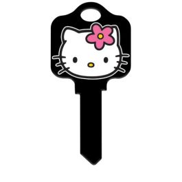 Howard Keys KW-SR2 Hello Kitty Black House Key Blank, KW1/10 Keyway ...