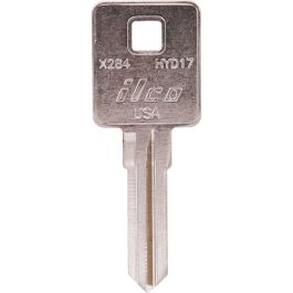 Kaba Ilco X284 HYD17 Harley Davidson Brass, Nickel-Plated Key Blank ...
