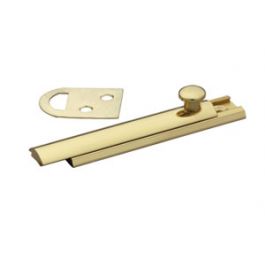 Master Lock 5123D 3" Surface Bolt, Solid Brass | Security Supply Direct