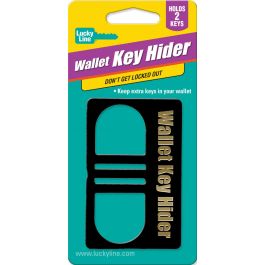 Lucky Line 90901 Wallet Key Hider Black 1 Per Card | Security Supply Direct